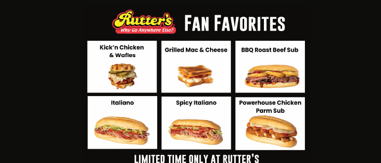Rutter’s Brings Back Six Menu Items | NACS