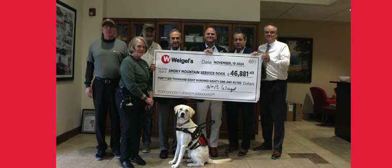 Weigel’s Donates $45,000 to Wags for Warriors | NACS
